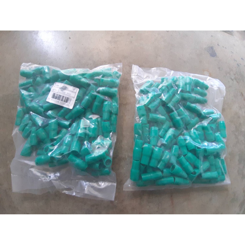 ปลอกหุ้มหางปลา V8 , V14 Vinly Wire End Cap จำนวน 100 อัน | Shopee Thailand