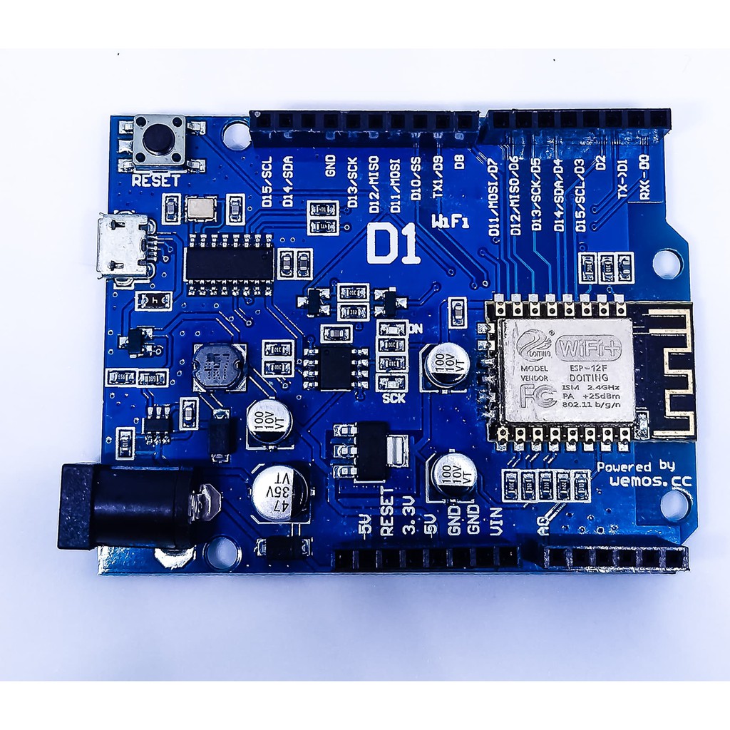 WeMos D1 CH340 WiFi Development Board ESP8266 ESP-12E สุดยอดโมดูล WiFi สำหรับ Arduino Uno R3 มา ...