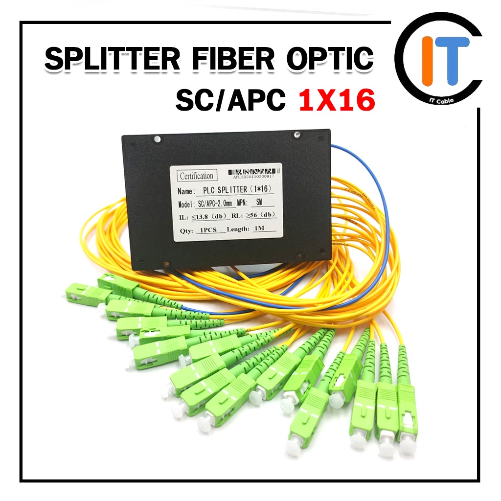 SPLITTER FIBER OPTIC SC/APC 1X16 (แบบสาย) | Shopee Thailand