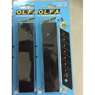 ใบมีดคัตเตอร์ OLFA HBB - 5B อัลฟ่า ยกกล่อง 30 ใบ | Shopee Thailand