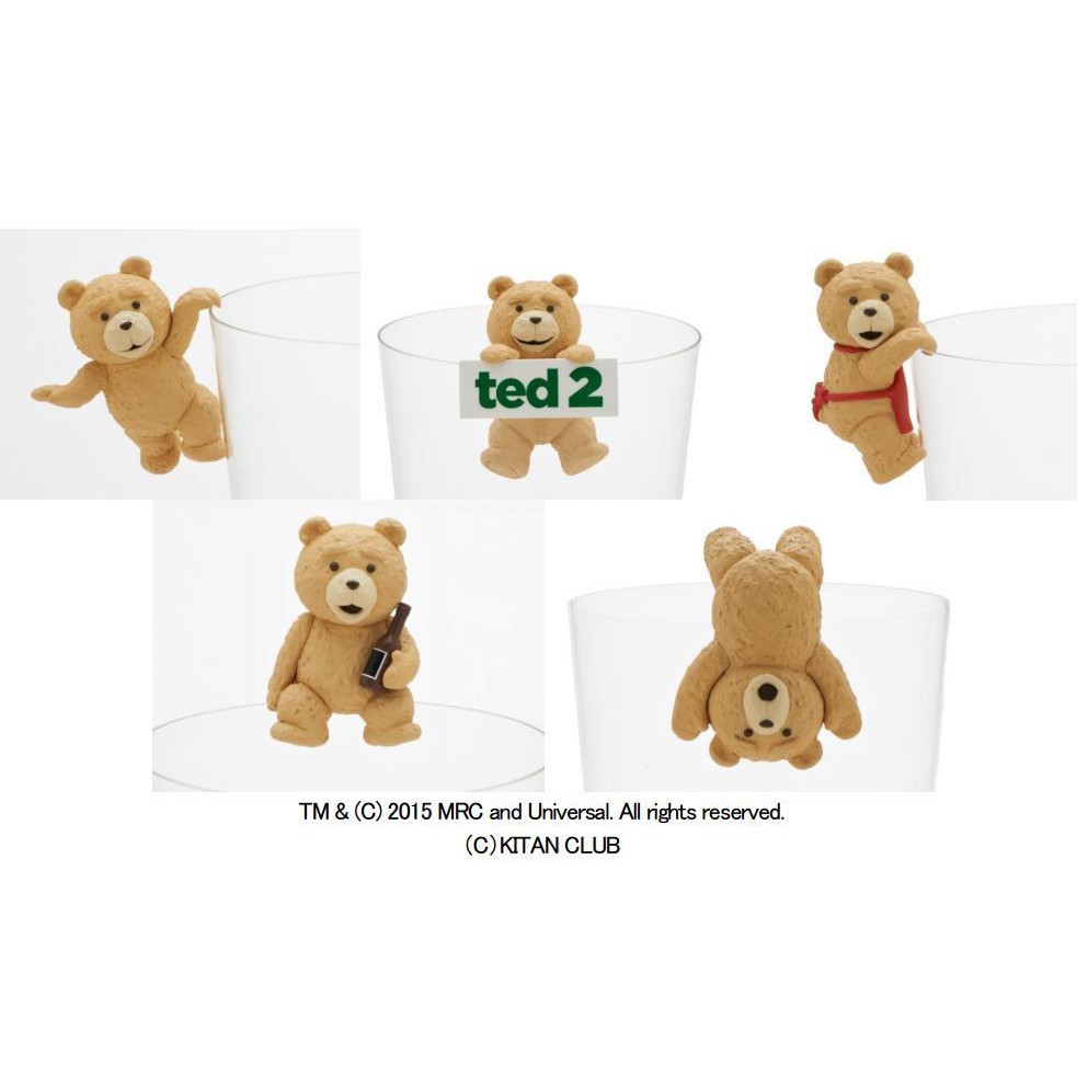 Gashapon Putitto Model Ted 2 Cup - กาชาปอง พูทิตโตะ โมลเดล ตุ๊กตาเกาะแแก้ว น้องหมีเท็ดดี้ หมีไม่ ...
