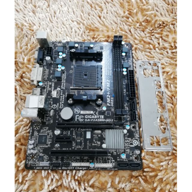 เมนบอร์ด Fm2+/FM2 ยี่ห้อ gigabyte รุ่น GA-F2A58M-HD2 | Shopee Thailand