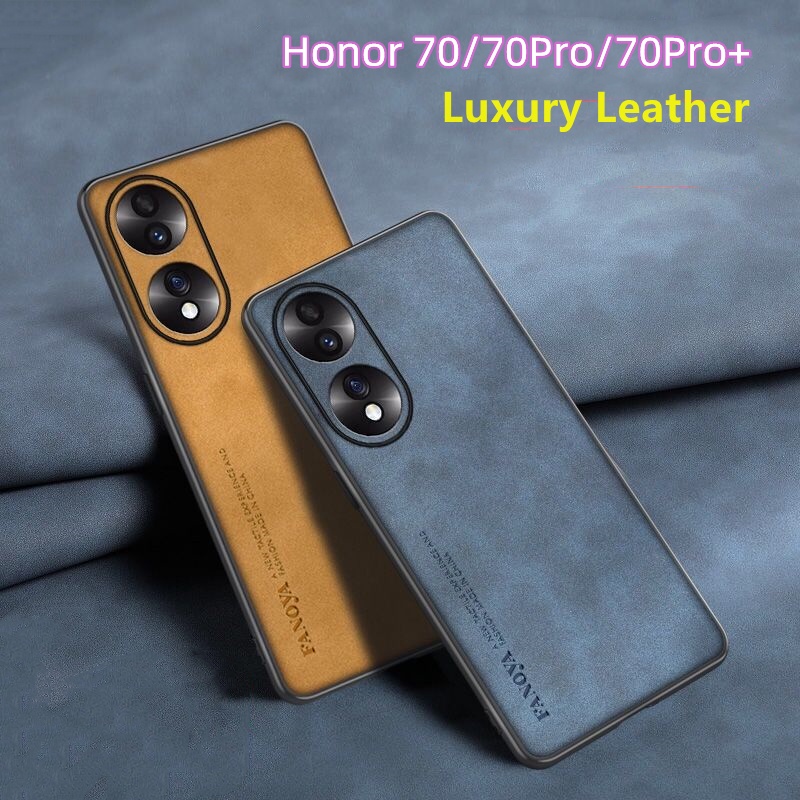เคสโทรศัพท์หนังแกะ TPU แบบนิ่ม กันกระแทก สําหรับ Honor 70 Pro 5G Honor70 70Pro | Shopee Thailand