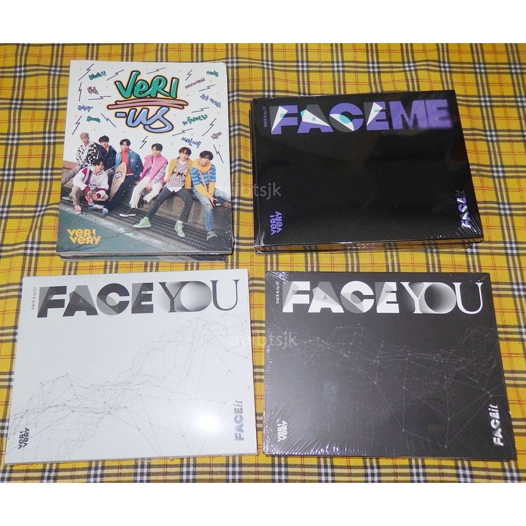 (แท้พร้อมส่ง) อัลบั้มไม่แกะ VERIVERY VERI-US , FACE ME , FACE YOU เวร ...