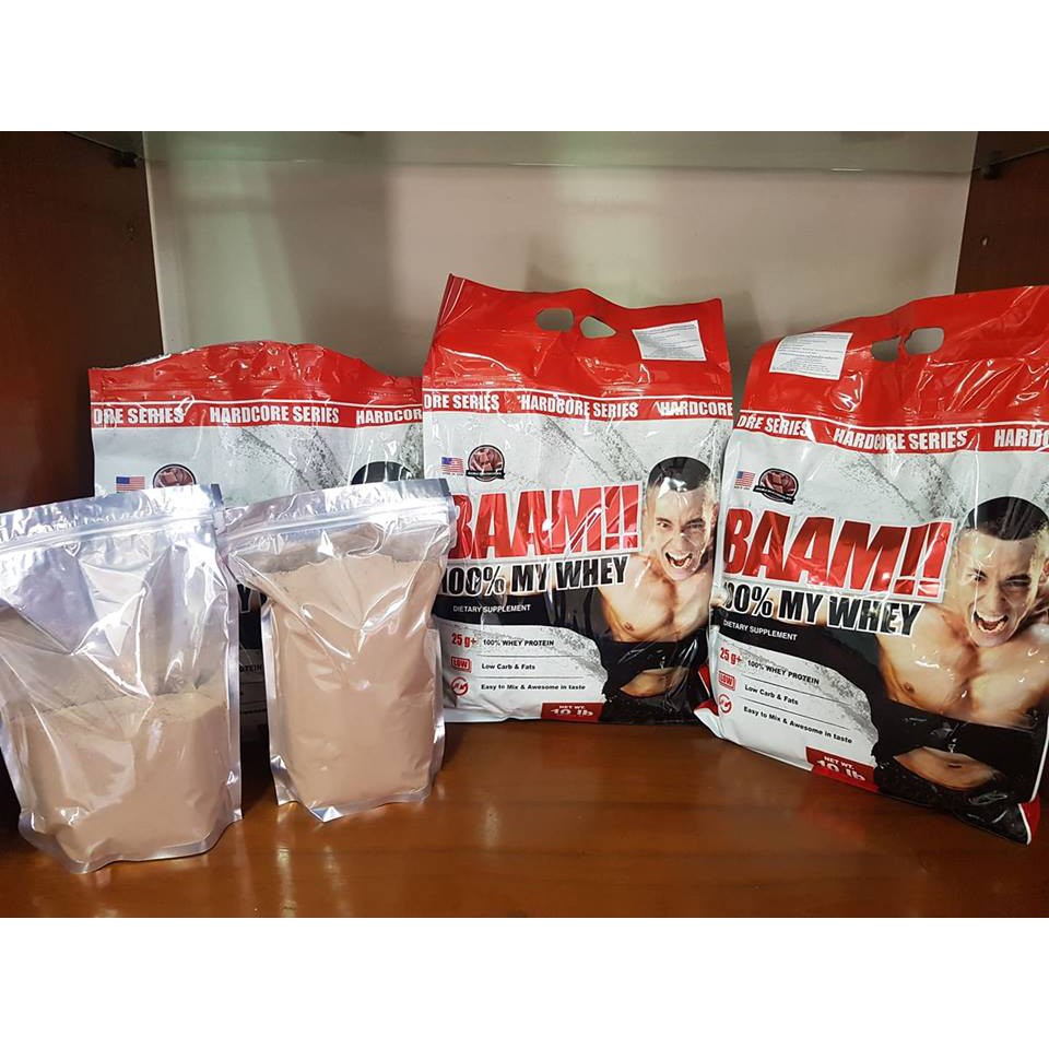 แบ่งขาย ของแท้ 100% พร้อมส่ง BAAM 100% MY WHEY | Shopee Thailand