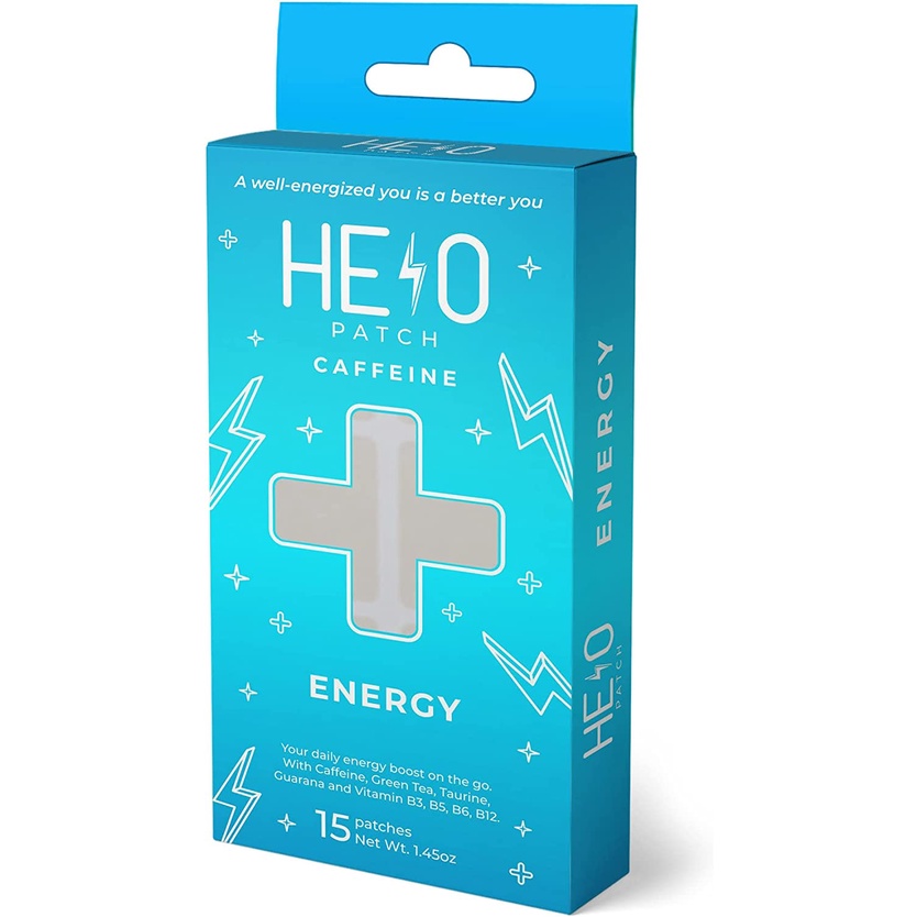(พร้อมส่ง) Helo Patch แผ่นแปะคาเฟอีน ของแท้จากอเมริกา | Shopee Thailand