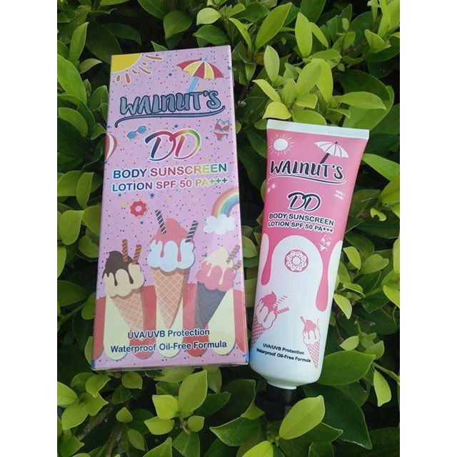 walnuts dd body sunscreen ขาว ใส | Shopee Thailand