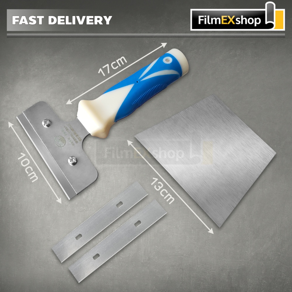 มีดขูดทำความสะอาดกระจก มีดขูดสี ลอกฟิล์ม คัตเตอร์ขูดสี เครื่องมือติดฟิล์ม Scraper SCR-04 ...