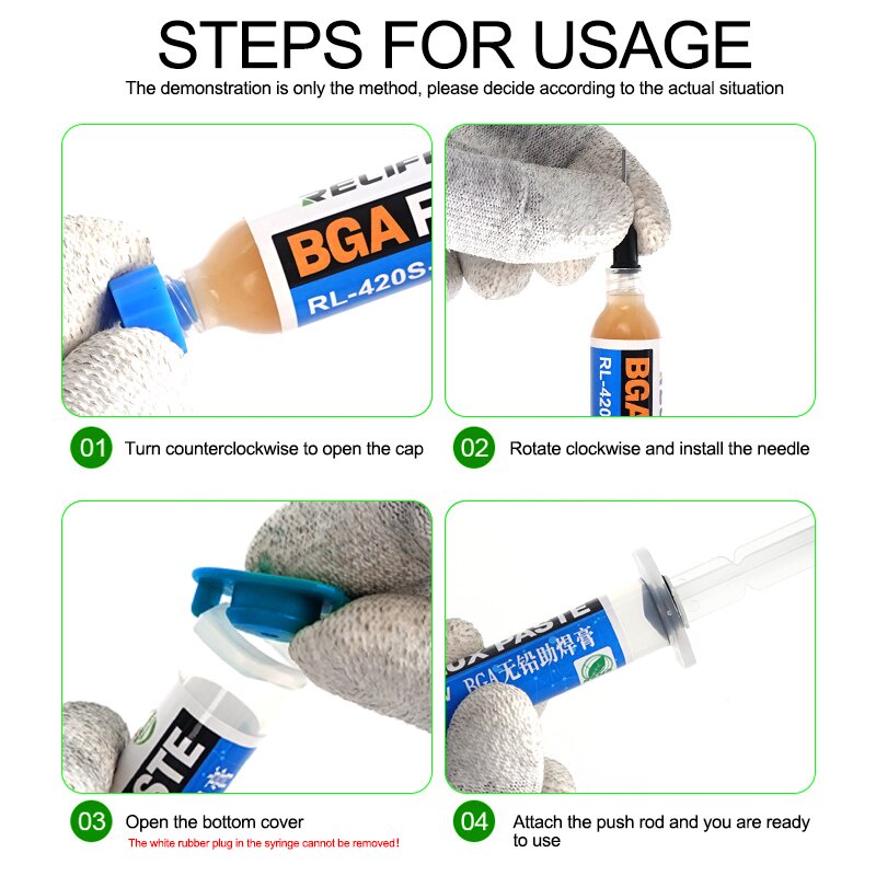 ฟลักซ์หลอด Relife RL-420S-UV RL-421S-OR RL-422S-IM Flux บัดกรีเชื่อม ...