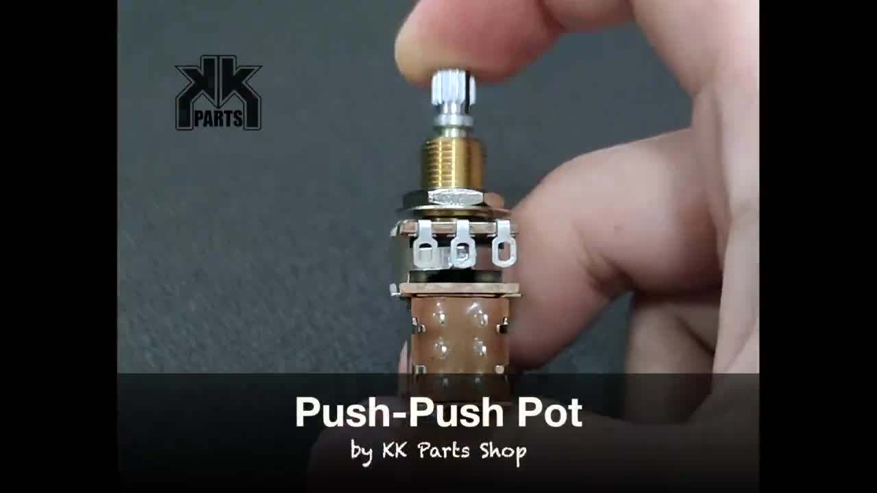 Push-Push Pot A500K B500K A250K B250K Guitar กดเด้ง ใช้สำหรับ Split ...