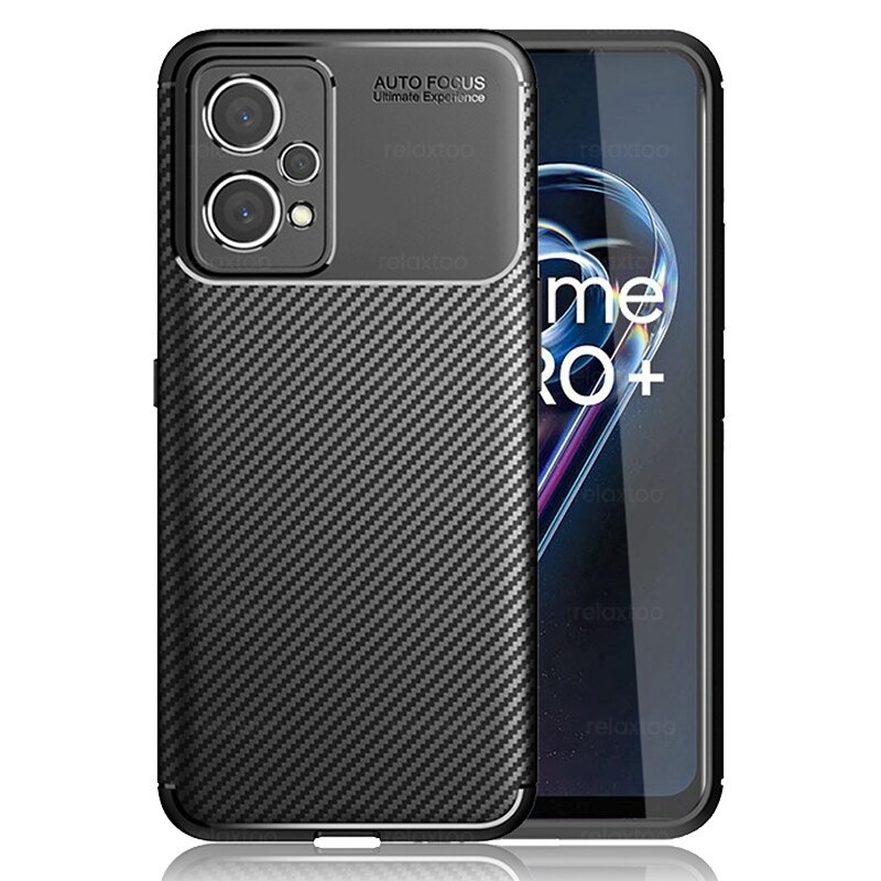 เคส Realme 9pro Plus 5G 2022 กันกระแทก คลาสสิก คาร์บอน เคสนิ่ม Realme 9 ...