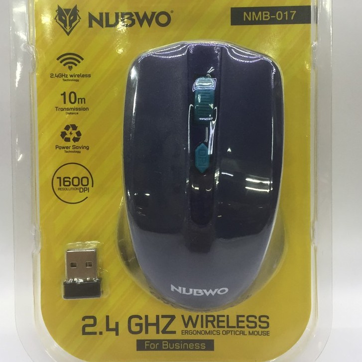 เมาส์ไรสาย NUBWO NMB-017 WIRELESS 2.4 GHZ | Shopee Thailand