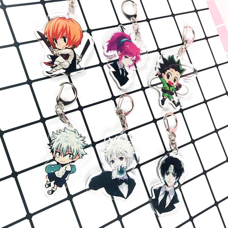 Hunter x Hunter Anime Acrylic Keychain Killua Zoldyck Gon Kurapika ...