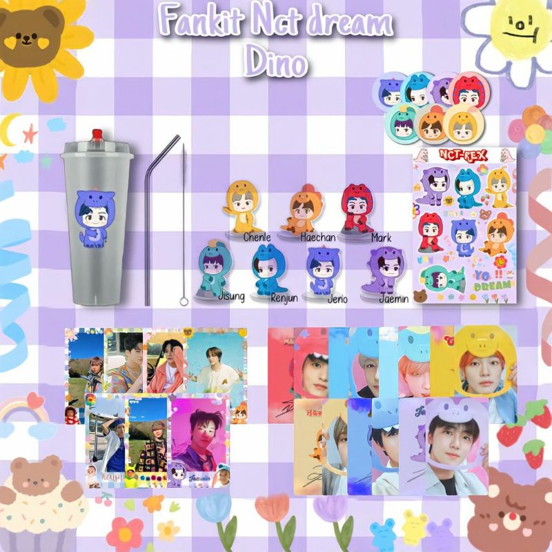 Nct DREAM X PINKFONG/ FANKIT NCT DREAM DINO/ Kpop.Id | Shopee Thailand