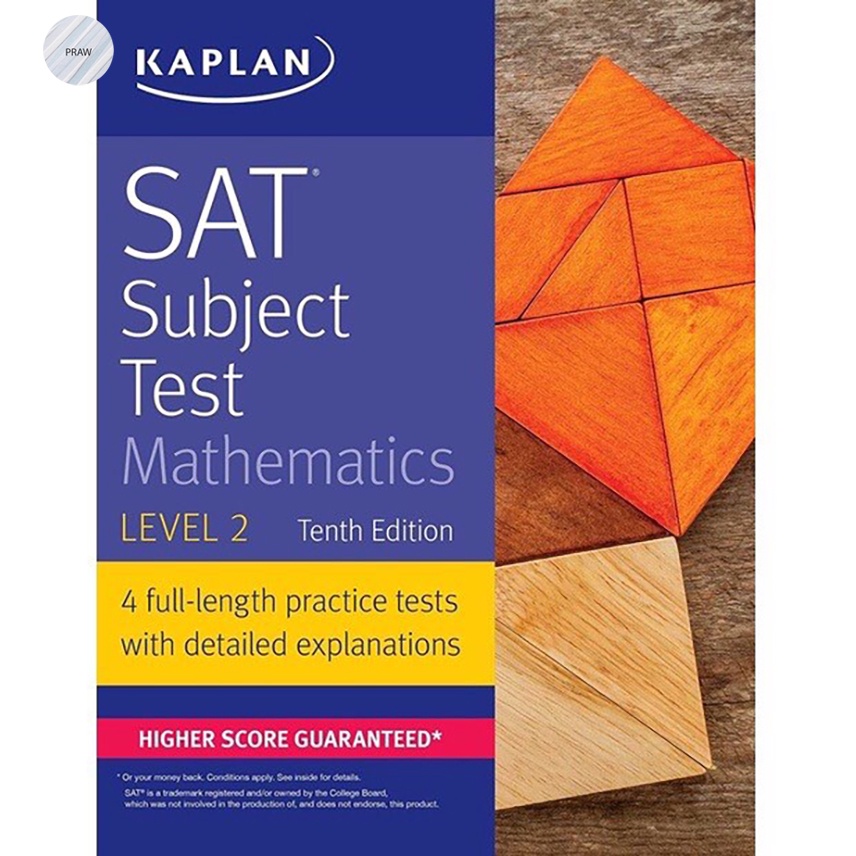 KAPLAN SAT SUBJECT TEST MATHEMATICS LEVEL 2 (10TH ED.) | Shopee Thailand