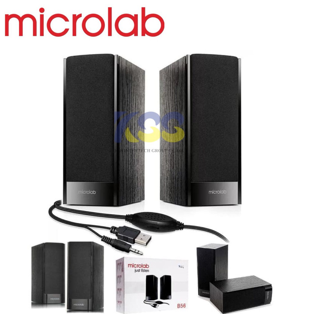 ลำโพง Microlab Speaker 2.0 B56 กำลังขับรวม 3 วัตต์ (RMS) รับประกัน 1 ป๊ | Shopee Thailand