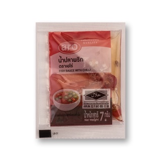 เอโร่ พริกน้ำปลา 7 กรัม x 50 ซอง / aro Fish Sauce 7g x 50 sachets ...