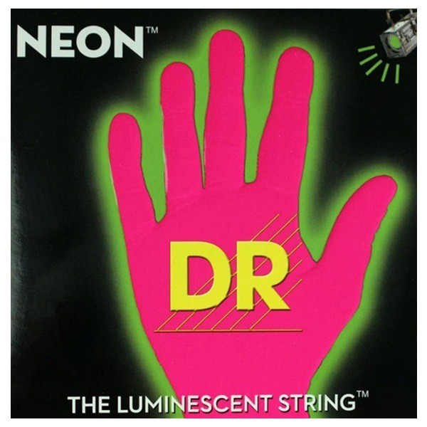 สายกีตาร์ไฟฟ้า DR Strings Neon Hi-Def Pink Electric Guitar Strings รุ่น ...