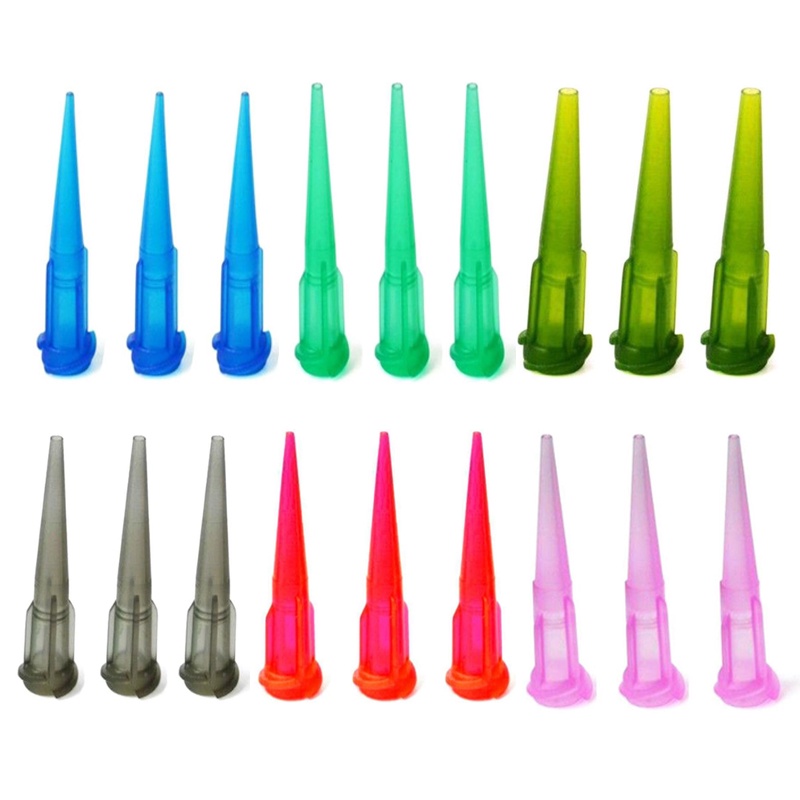 100pcs TT Tapered Tips Solder Paste Adhesive Glue Dispensing Needle ...