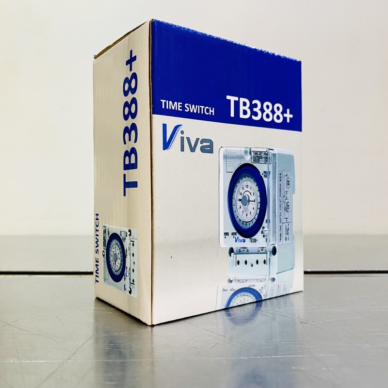 VIVA ไทม์เมอร์ นาฬิกาตั้งเวลา มีแบตเตอร์รี่สำรองไฟ (Timer Switch) รุ่น TB388+ | Shopee Thailand