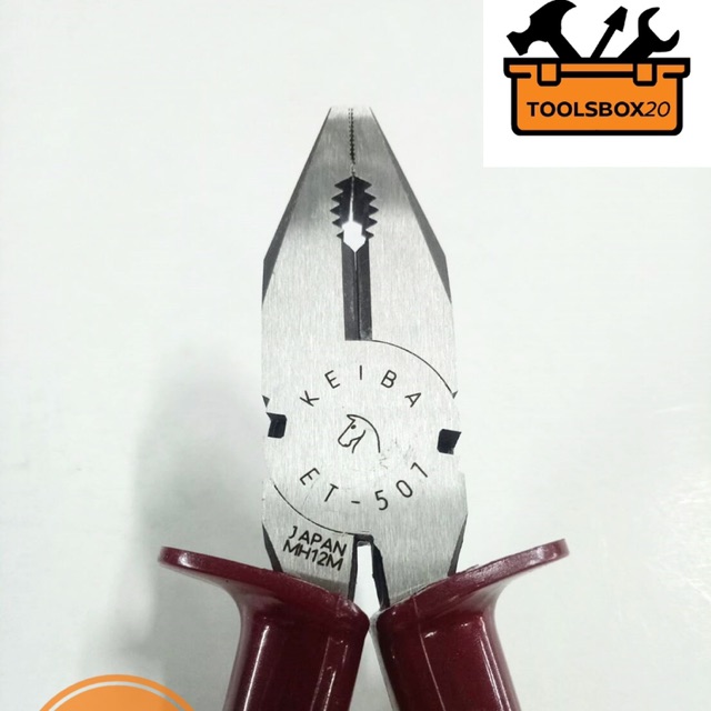 KEIBA #ET507 : คีมปากจิ้งจก 7” ด้ามแดง | Shopee Thailand