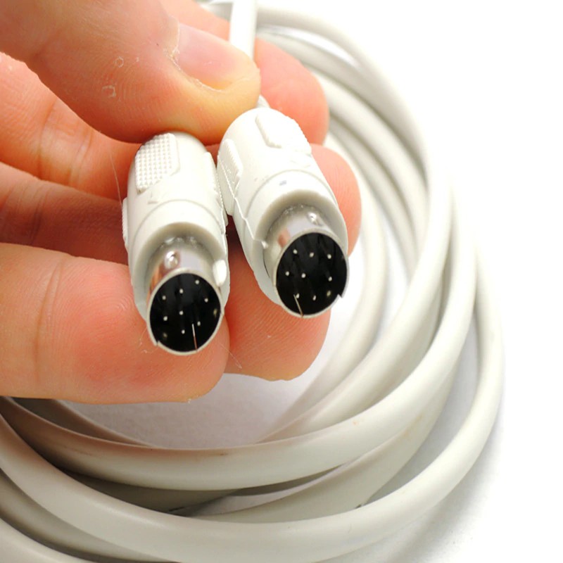 Md8 Mini din 8 Mini din 8 pin Male-Male 1.5M cable สีเบจ | Shopee Thailand