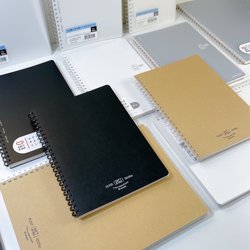 Kokuyo Campus SOFT RING NOTEBOOK A5 / B5 (minimal Style) มีให้เลือก 7 รุ่น | Shopee Thailand