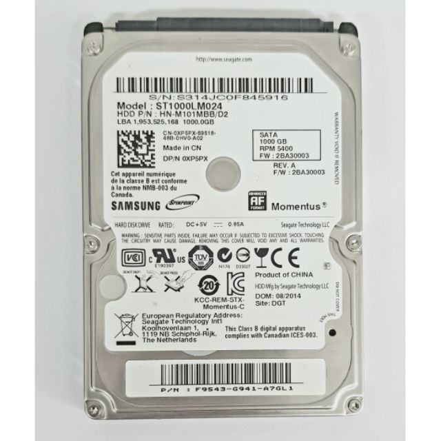 HDD NOTEBOOK 1TBSAMSUNG ST1000LM024 | Shopee Thailand