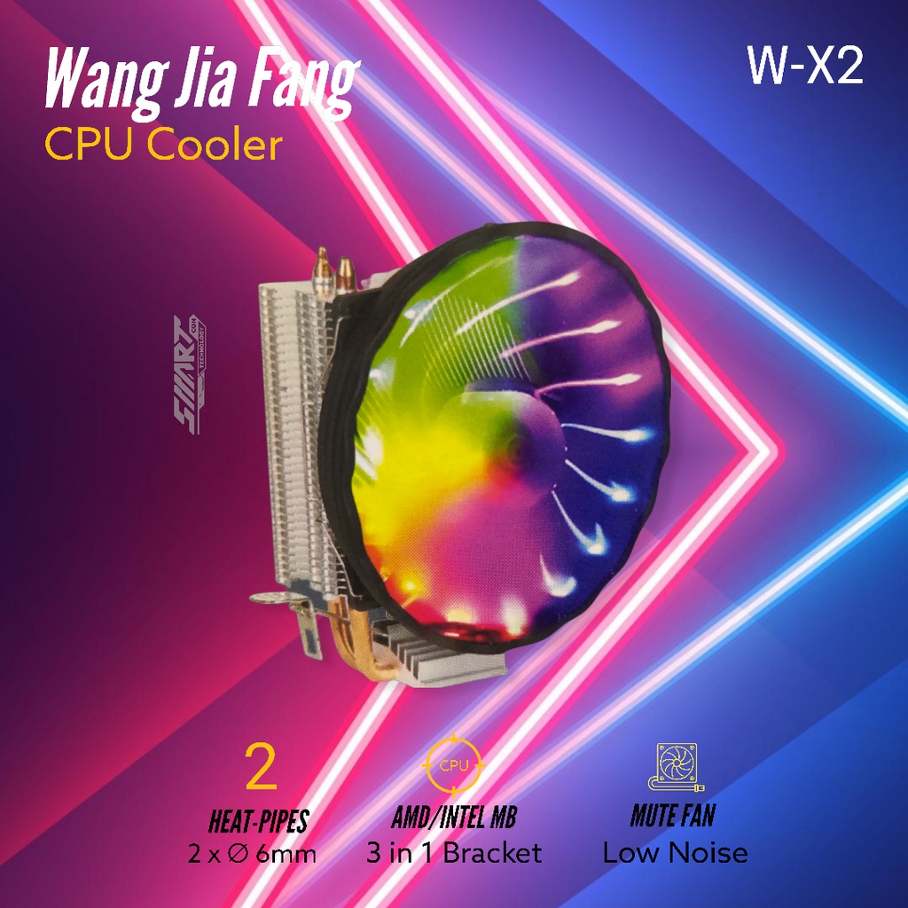 โปรเซสเซอร์พัดลม X2 RGB รองรับซ็อกเก็ต AMD และ Intel | Shopee Thailand