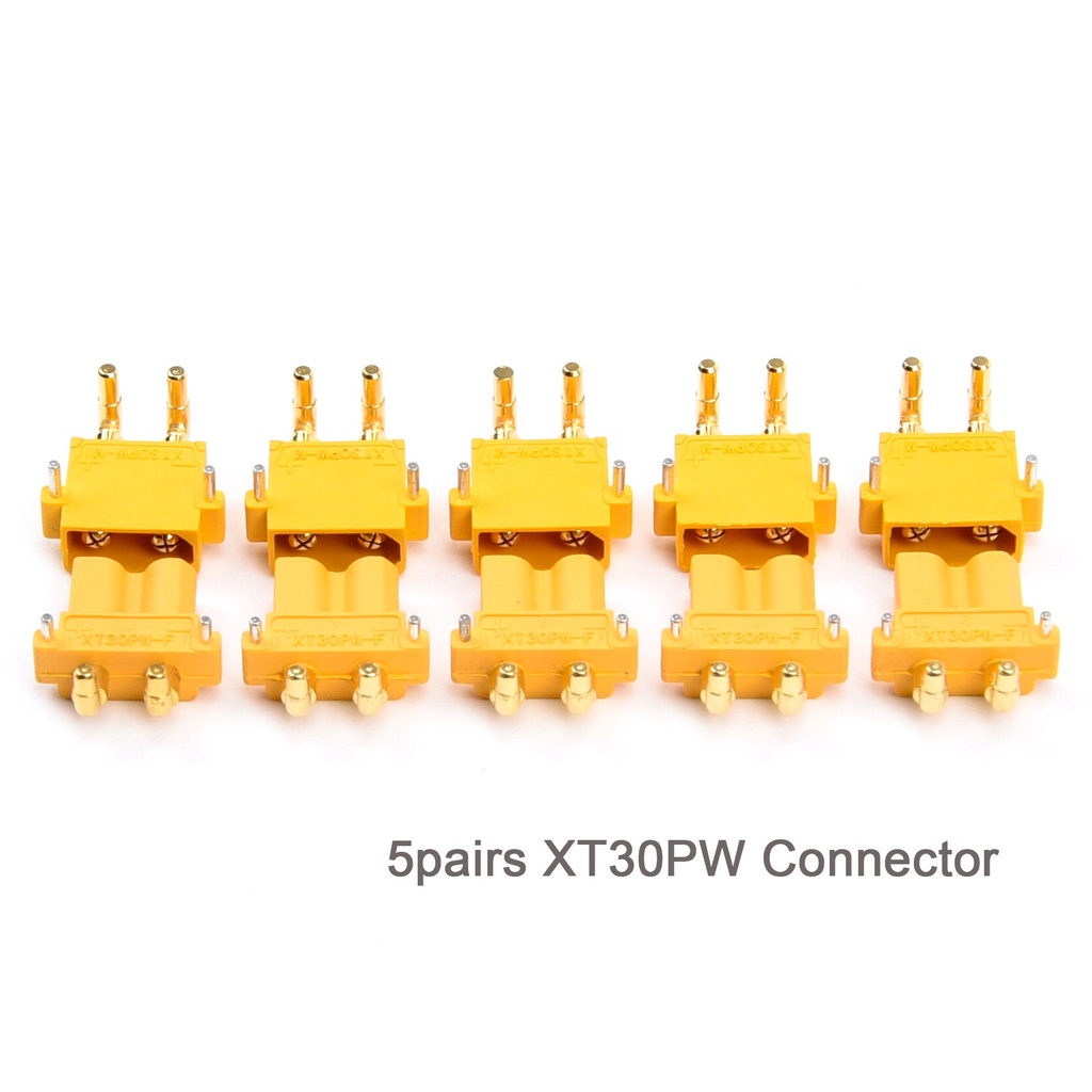 5Pair/lot XT30 XT30U XT30UPB / XT60 / XT90 / T plug / MPX / EC2 EC3 EC5 Bullet Connector Male ...