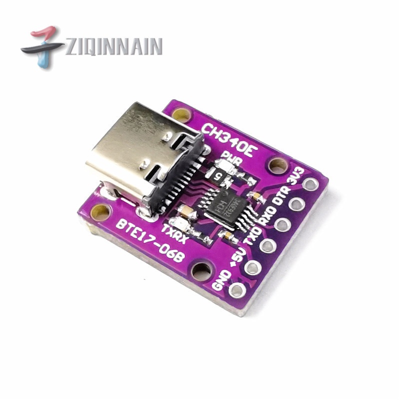 Ch340e CH340N บอร์ดอัพเกรด USB เป็นโมดูล TTL สามารถใช้เป็นดาวน์โหลด PRO ...