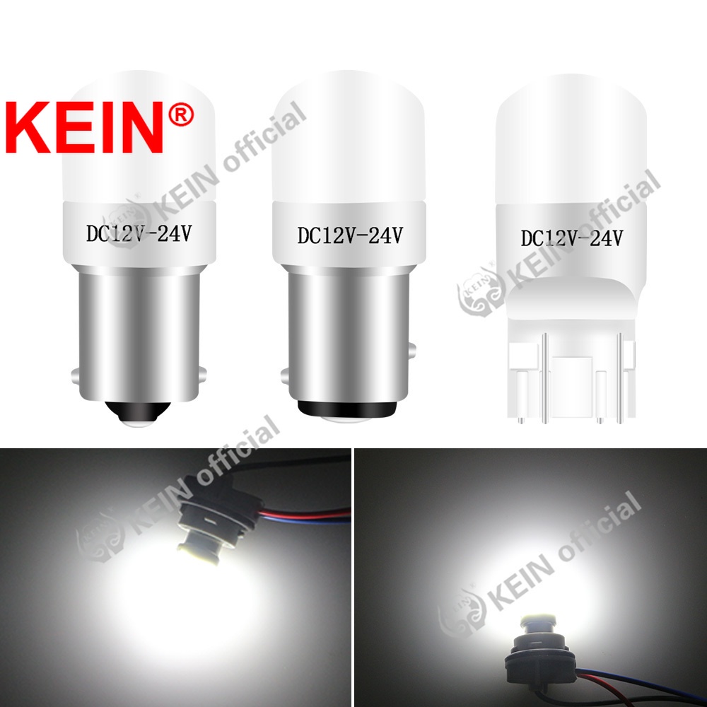 KEIN 1 ชิ้น P21W LED Light T20 P21 / 5W BAY15D 1156 1157 W21W 7443 ...