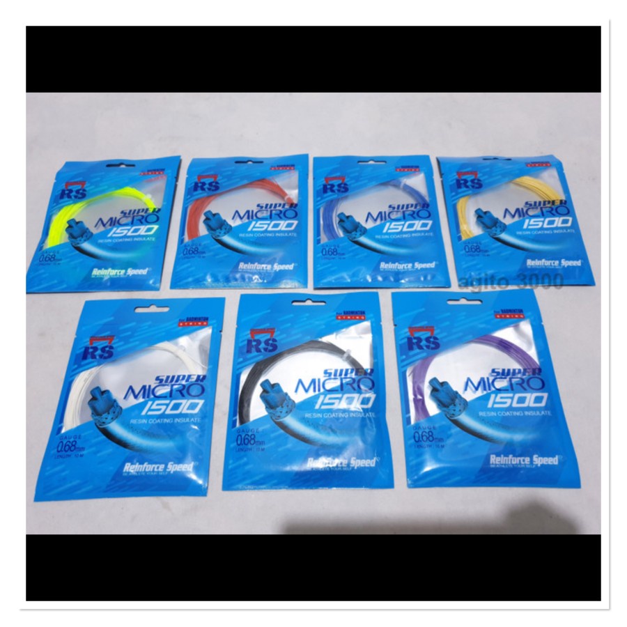 RS SUPER MICRO 1500 สายไม้แบดมินตัน ORIGINAL 100% | Shopee Thailand