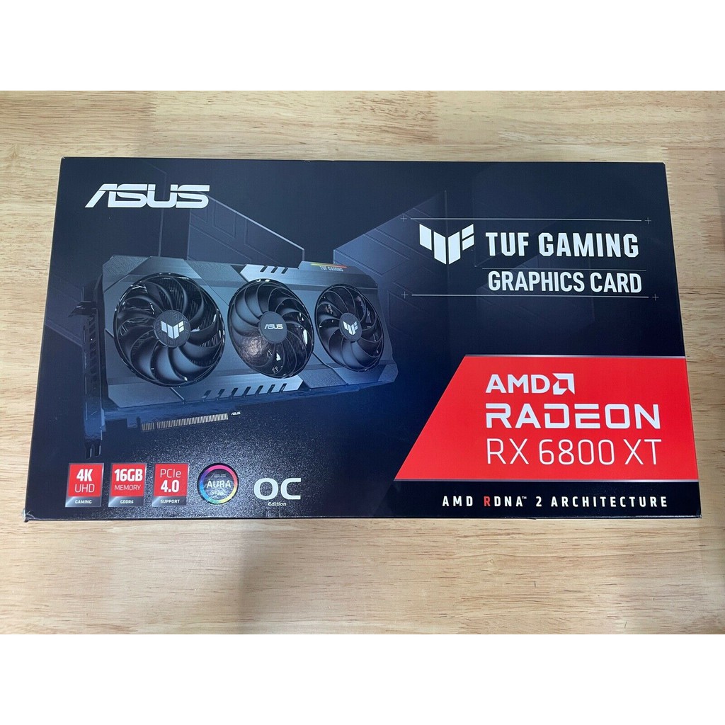 ASUS TUF Gaming AMD Radeon RX 6800 XT OC Edition Graphics Card | Shopee ...