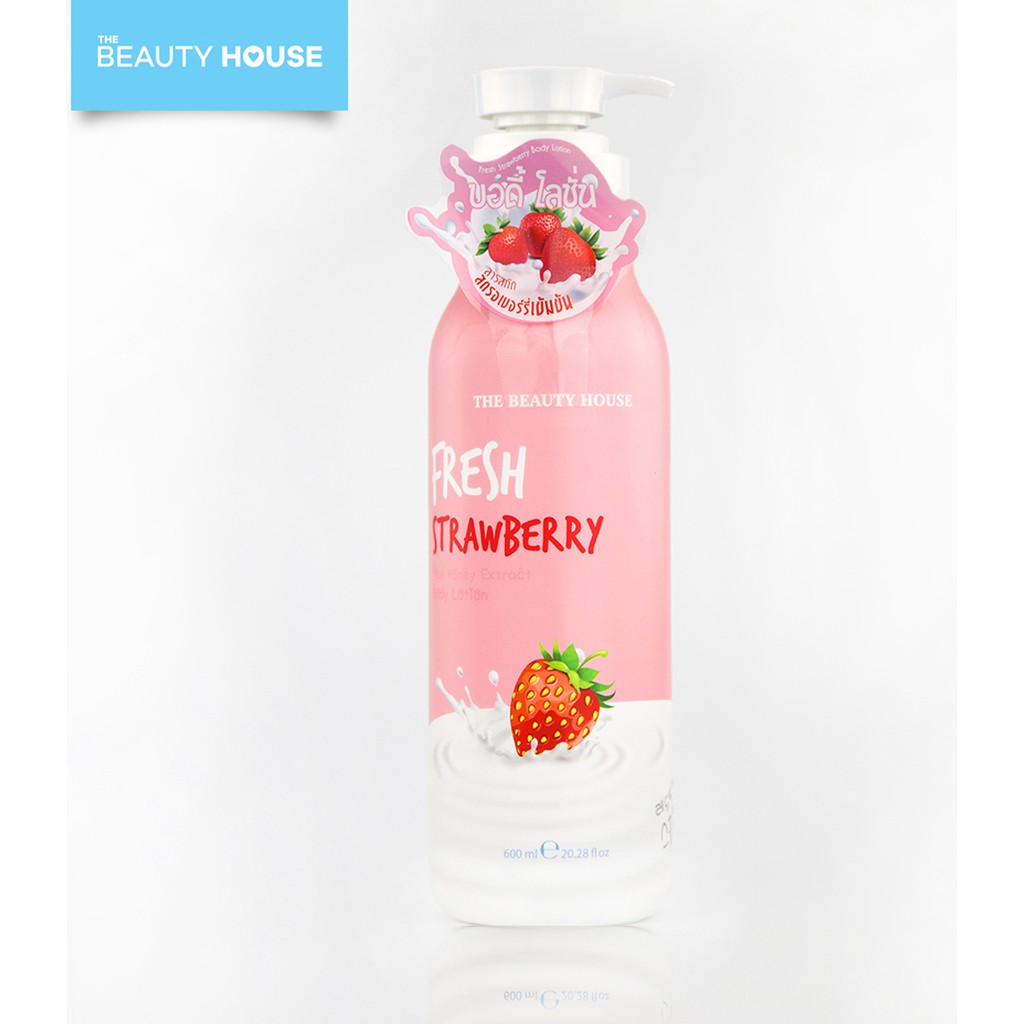 The Beauty House Fresh Strawberry Plus Honey Extract Body Lotion ุ600ml ...