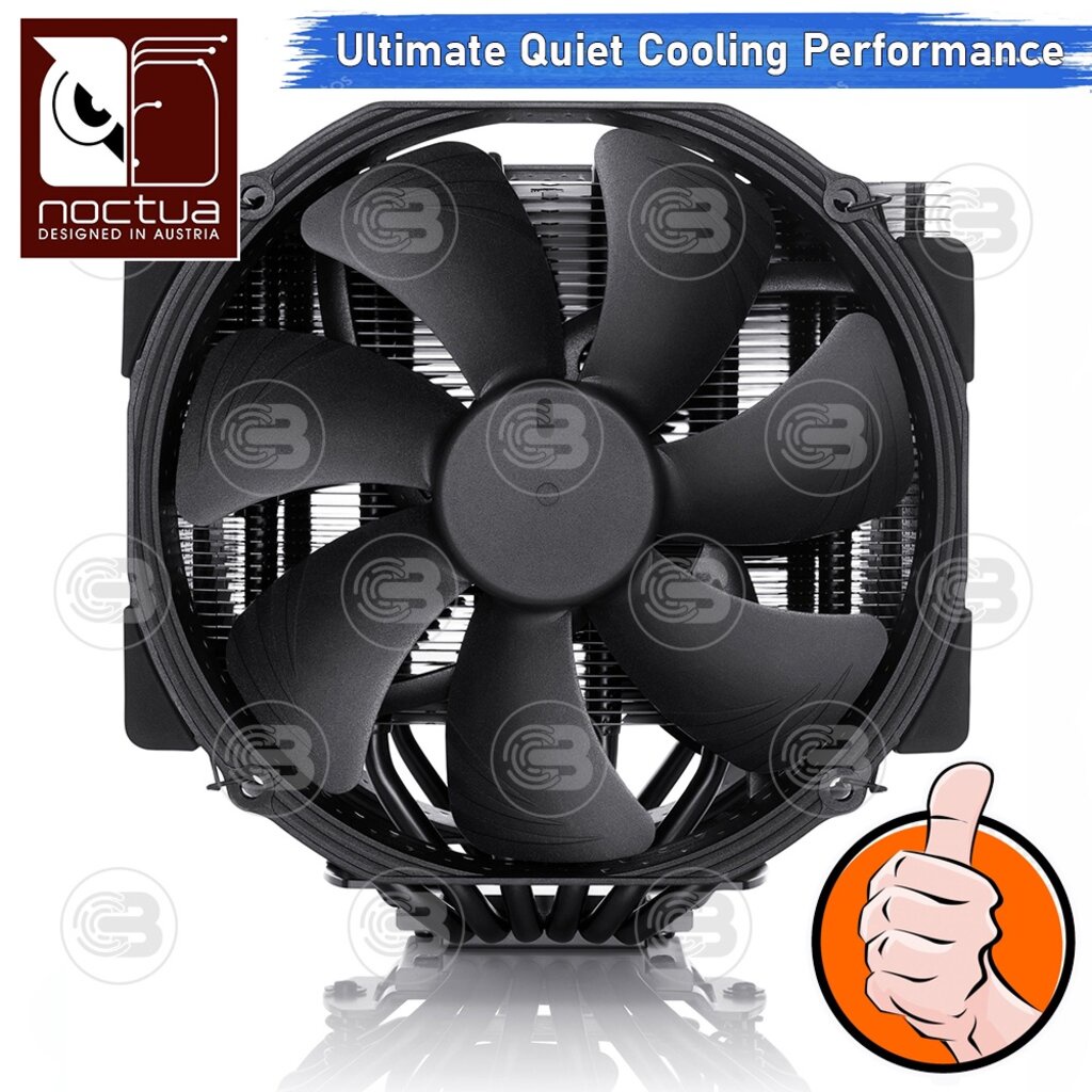 [CoolBlasterThai] Noctua NH-D15 CHROMAX.BLACK Heat Sink CPU Cooler (AM5/LGA1700 Ready) ประกัน 6 ...
