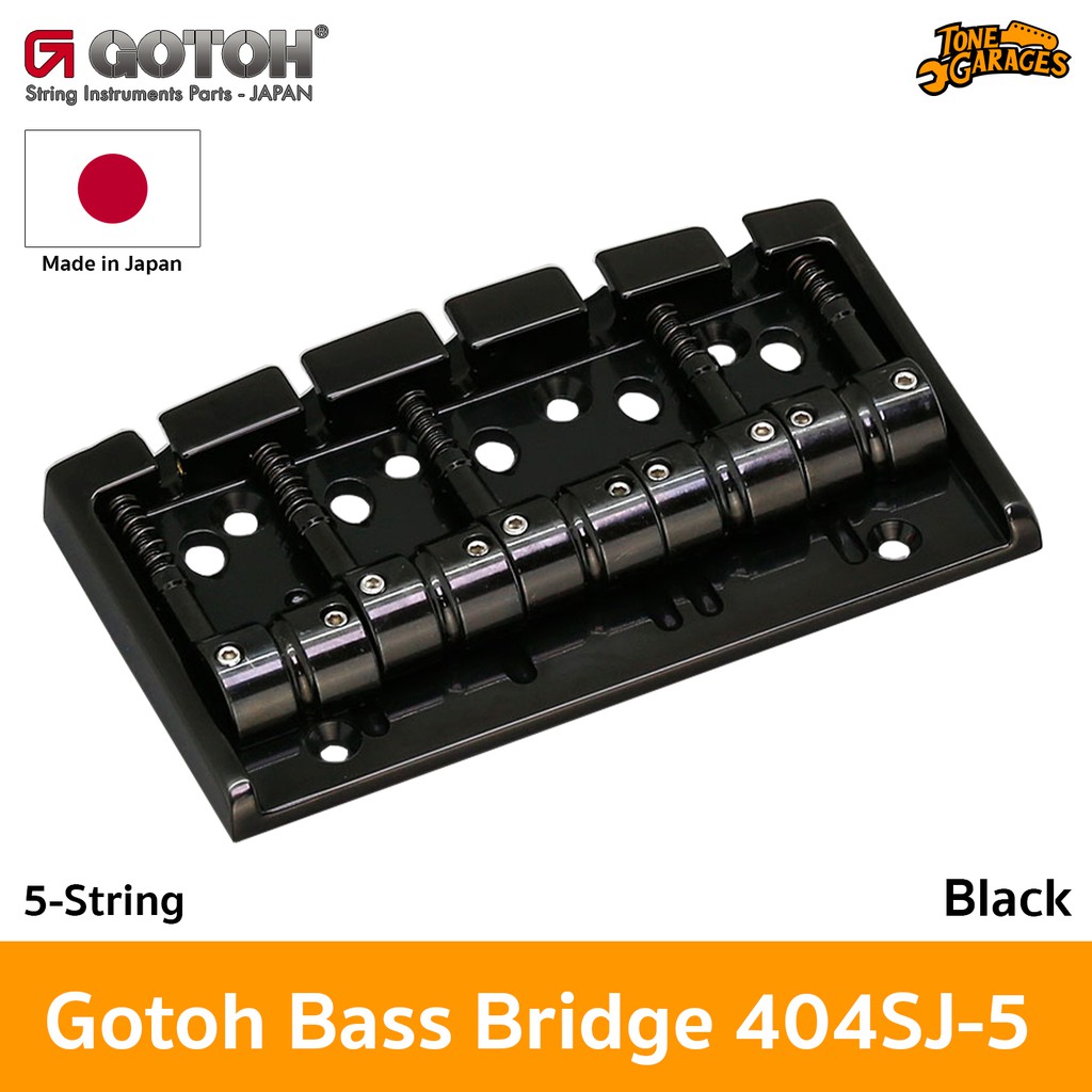 Gotoh 404SJ-5 5-String Bass Bridge Multi-Tonal Series หย่องเบสไฟฟ้า 5 สาย Made in Japan | Shopee ...