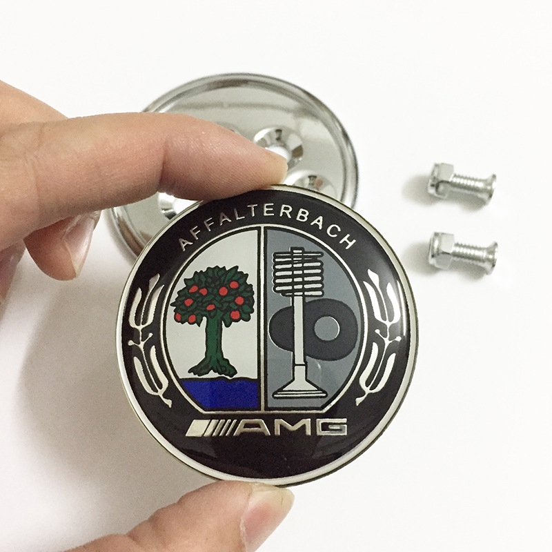 ป้ายโลโก้ ลายโลโก้ Mercedes benz Trunk AMG Apple tree B badge สีดํา สี ...