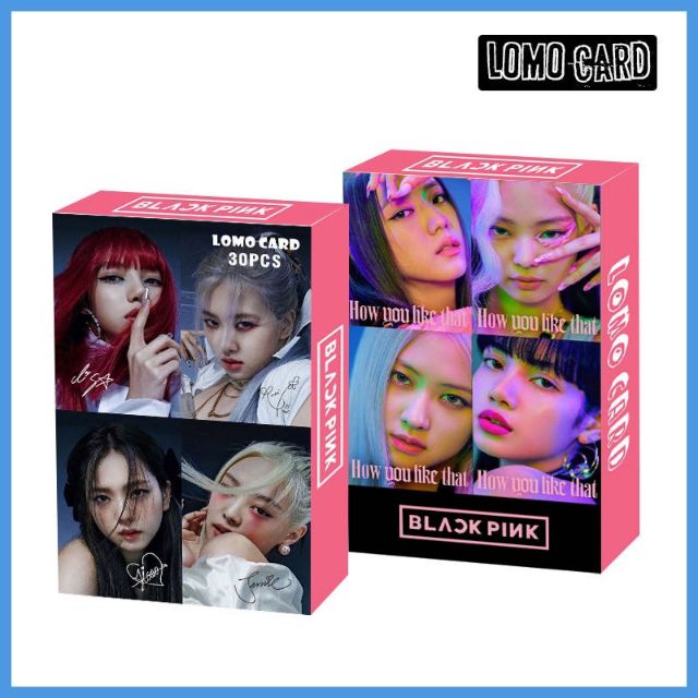 Lomo Card Black Pink / 1 กล่อง มี 30 รูป | Shopee Thailand