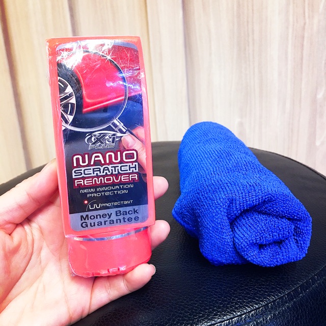 ลบรอยx-1 NANO SCRATCH REMOVER(แถมผ้าไมโคร 1 ผืน) | Shopee Thailand