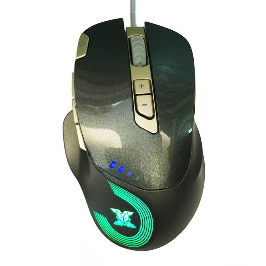 Nubwo เมาส์มาโคร X HYDRA Extreme Gaming Mouse รุ่น X3 (สีดำทอง ...