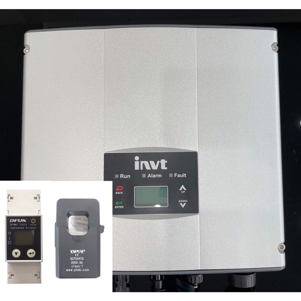 INVT INVERTER ขนาด 3 KW - 10 KW รับประกัน 5 ปี ราคาพิเศษ + Smart Meter ...