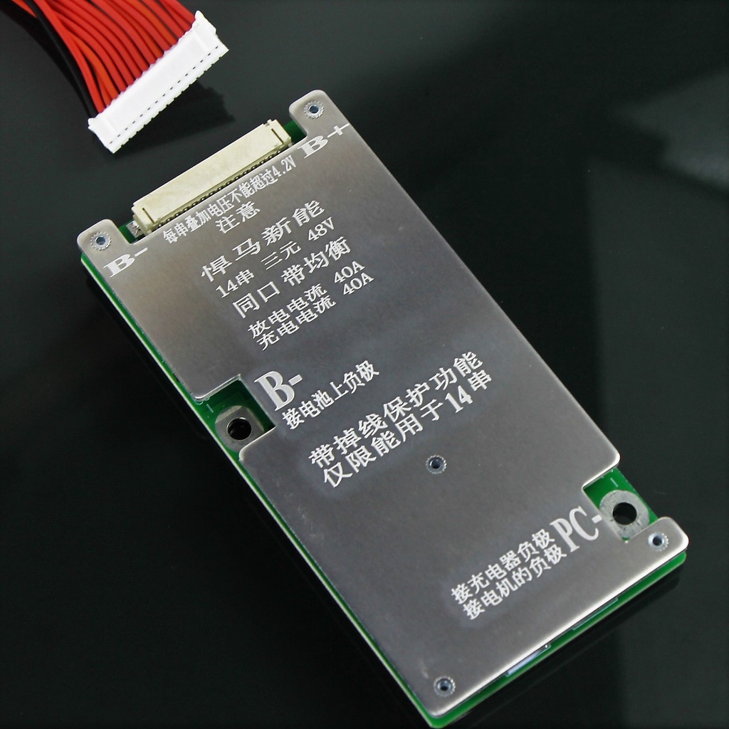 BMS 3.7v Passive Balancer ในตัว แผงป้องกันแบตเตอรี่ รถไฟฟ้า ( 48v 40A ...
