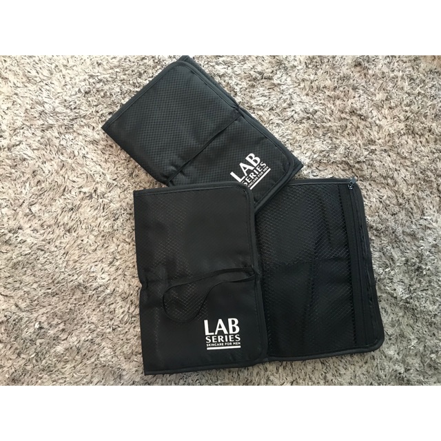 Lab Series กระเป๋าสำหรับจัดเก็บอุปกรณ์แต่งหน้า แปรง และเครื่องสำอาง ...