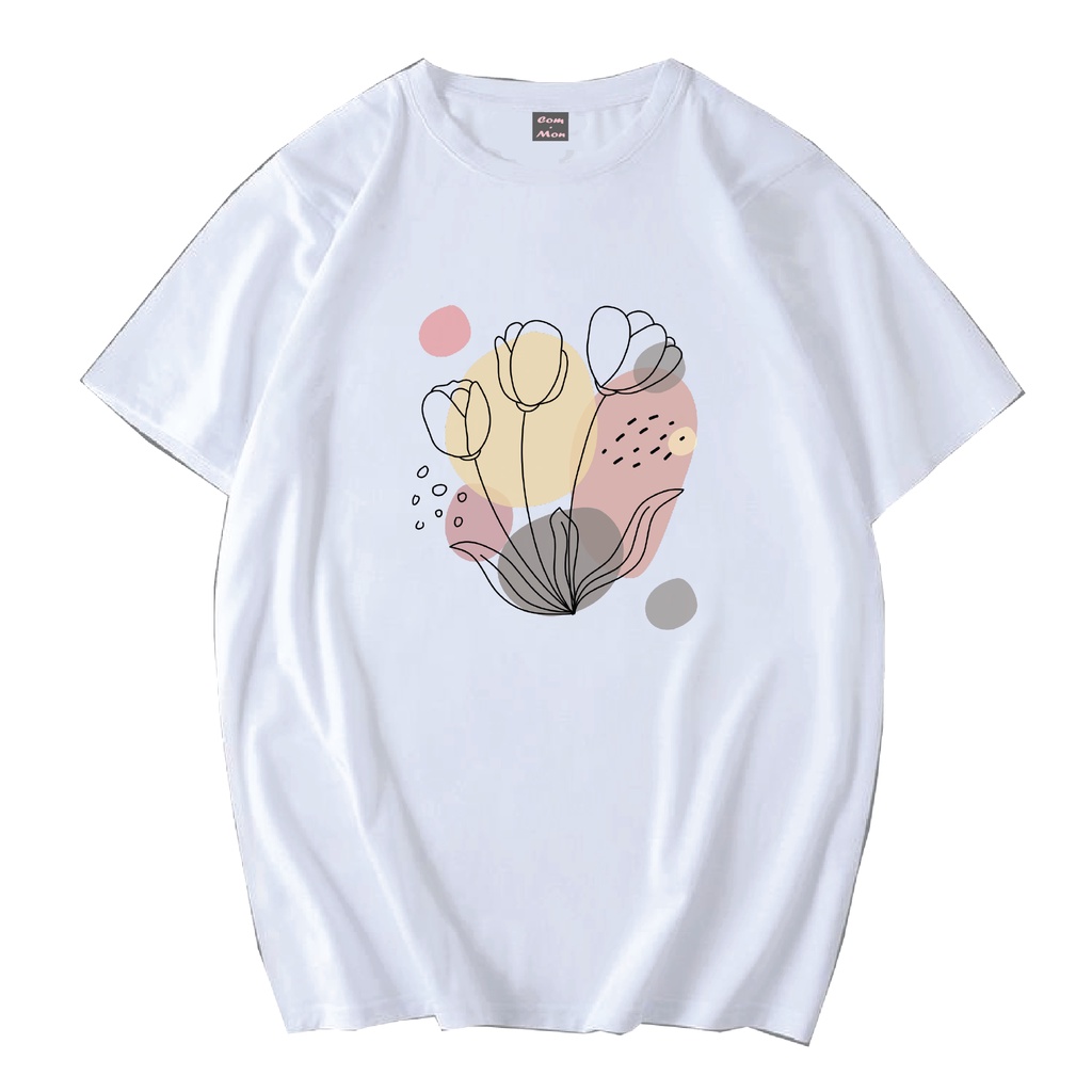 เสื้อยืด Uni Sex ลาย Minimal Shopee Thailand
