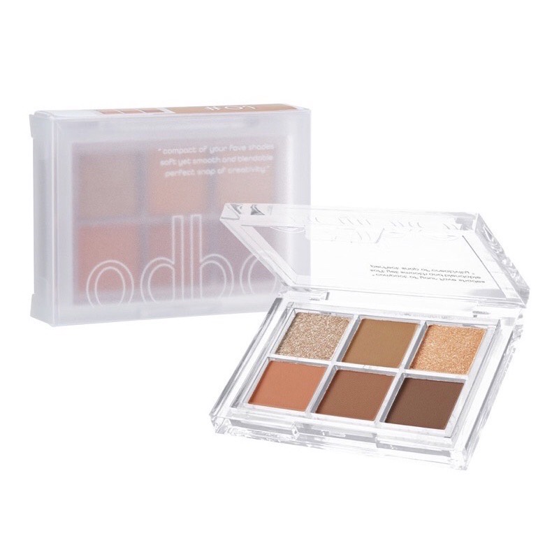 OD276 โอดีบีโอ ซิกเนเจอร์ อายแชโดว์ พาเลท 6 สี ODBO SIGNATURE EYESHADOW PALETTE | Shopee Thailand