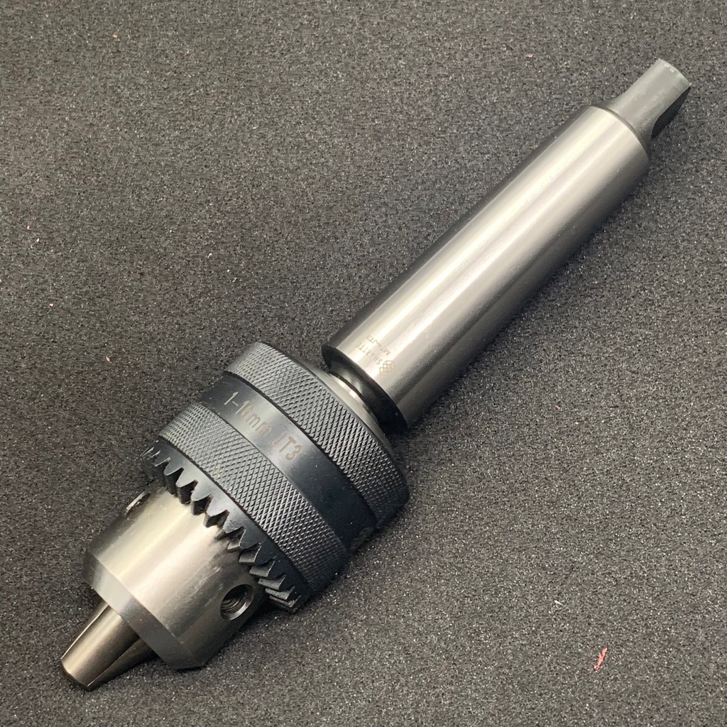 หัวสว่านจำปาพร้อมก้าน JT3 1-16 mm แบรนด์ Smarttex มีก้านให้เลือก 4 แบบ C20-B16/MT2-B16/MT3-B16 ...