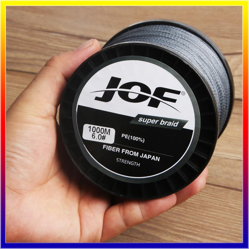 【จัดส่งจากกทม】1000M JOF เอ็นตกปลา สายเบ็ดตกปลา PE สายถัก 4 เส้น ยาว ...