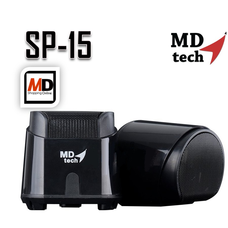 ลำโพงคอมพิวเตอร์ USB ยี่ห้อ MD-Tech รุ่น SP-15 | Shopee Thailand