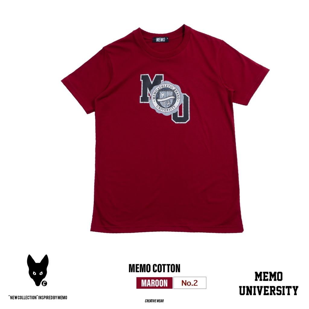 เสื้อยืดผ้าฝ้ายพิมพ์ลายเสื้อยืดใหม่เสื้อยืด Memo Clothing ผ้า Cotton ...